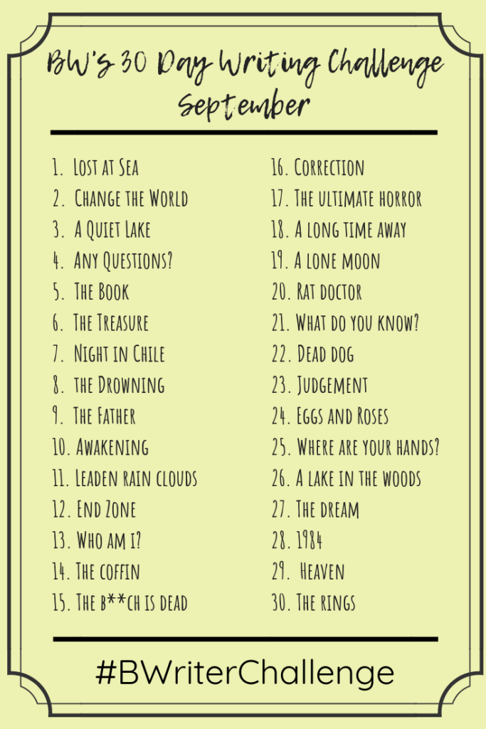 The Busy Writer 30 Day Writing Challenge September