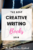 Best Books on Creative Writing 2019 - The Busy Writer's Notebook